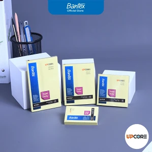 Bantex Super Sticky Notes Premium / Memo Tempel Warna Kuning Daya Rekat ...